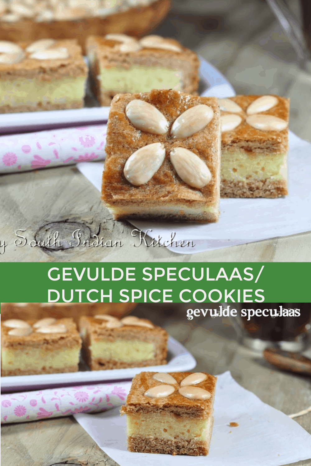 Gevulde Speculaas/Dutch Spice Cookies - Zesty South Indian Kitchen