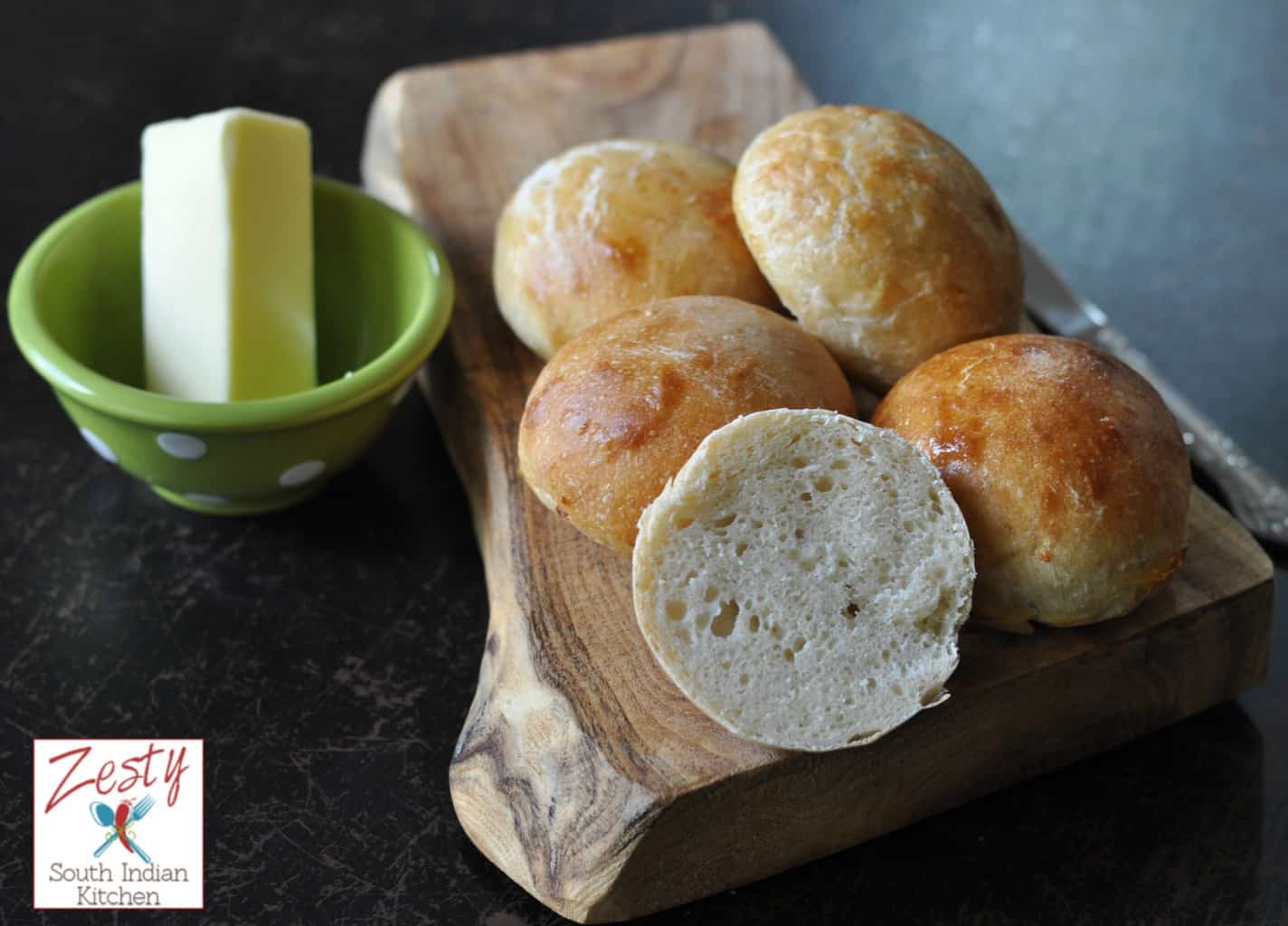 Sourdough Dinner Rolls - Zesty South Indian Kitchen