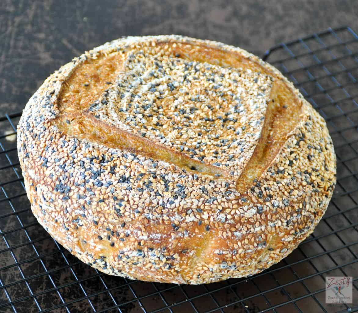 Seeded semolina bread - Zesty South Indian Kitchen
