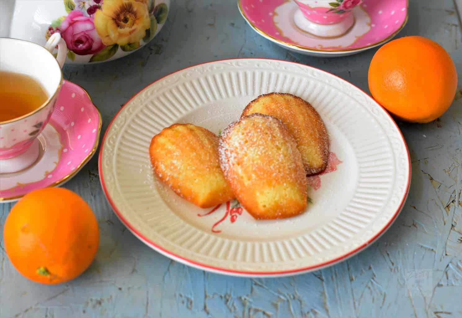 Orange Madeleines - Zesty South Indian Kitchen