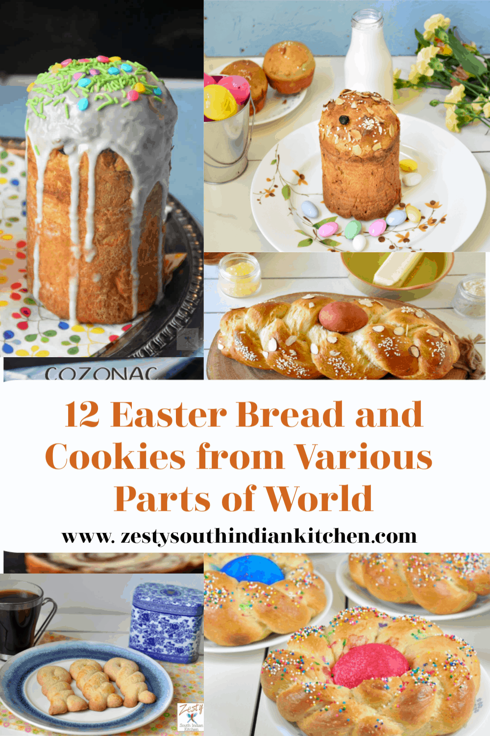 12 Easter Bread and Cookies from Various Parts of World - Zesty South ...