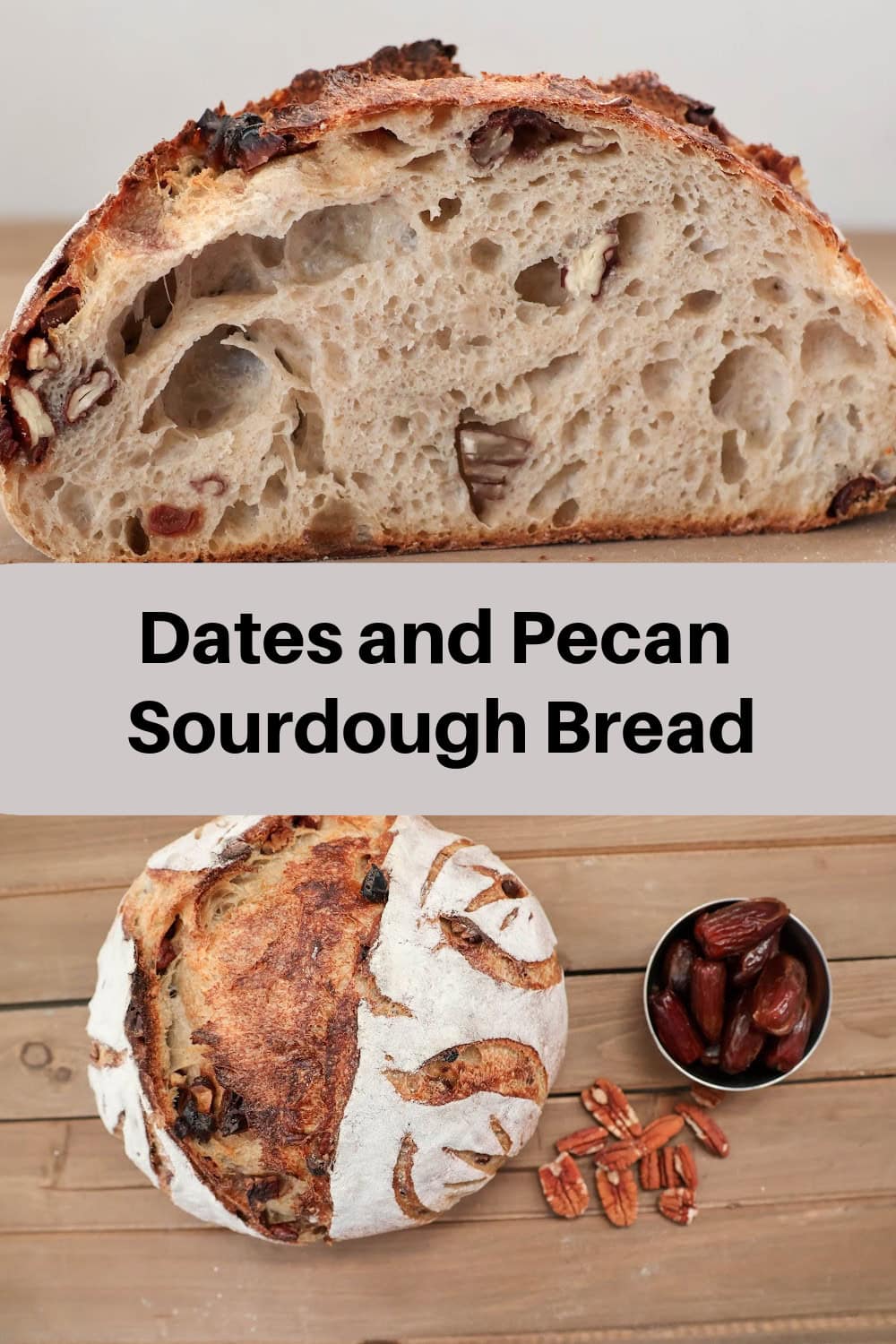 Dates and Pecan Sourdough Bread - Zesty South Indian Kitchen