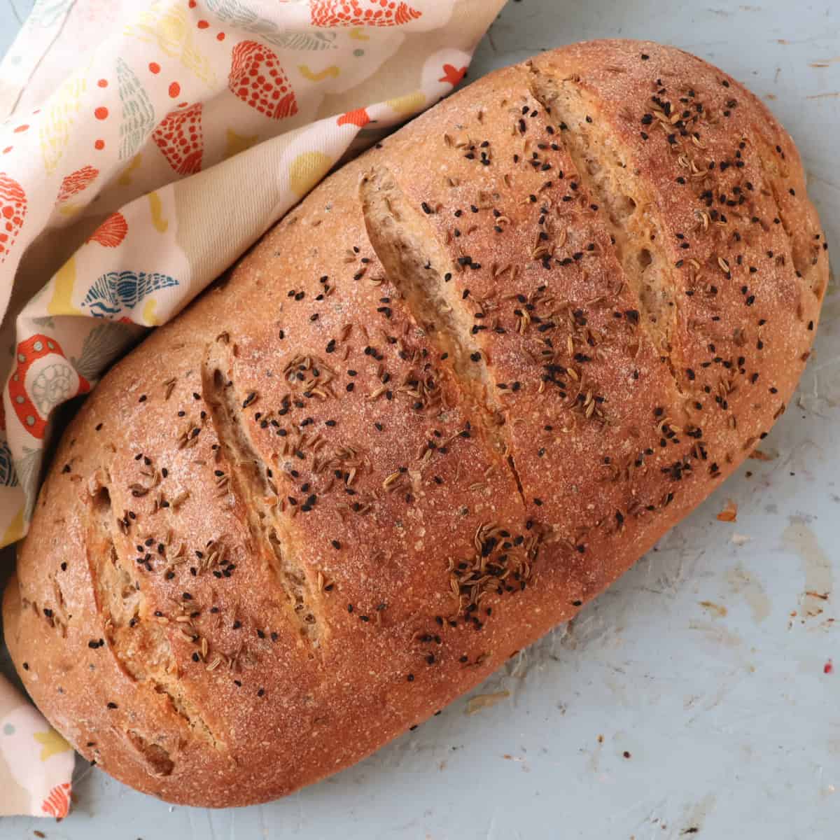 Sourdough Jewish Rye Bread - Zesty South Indian Kitchen